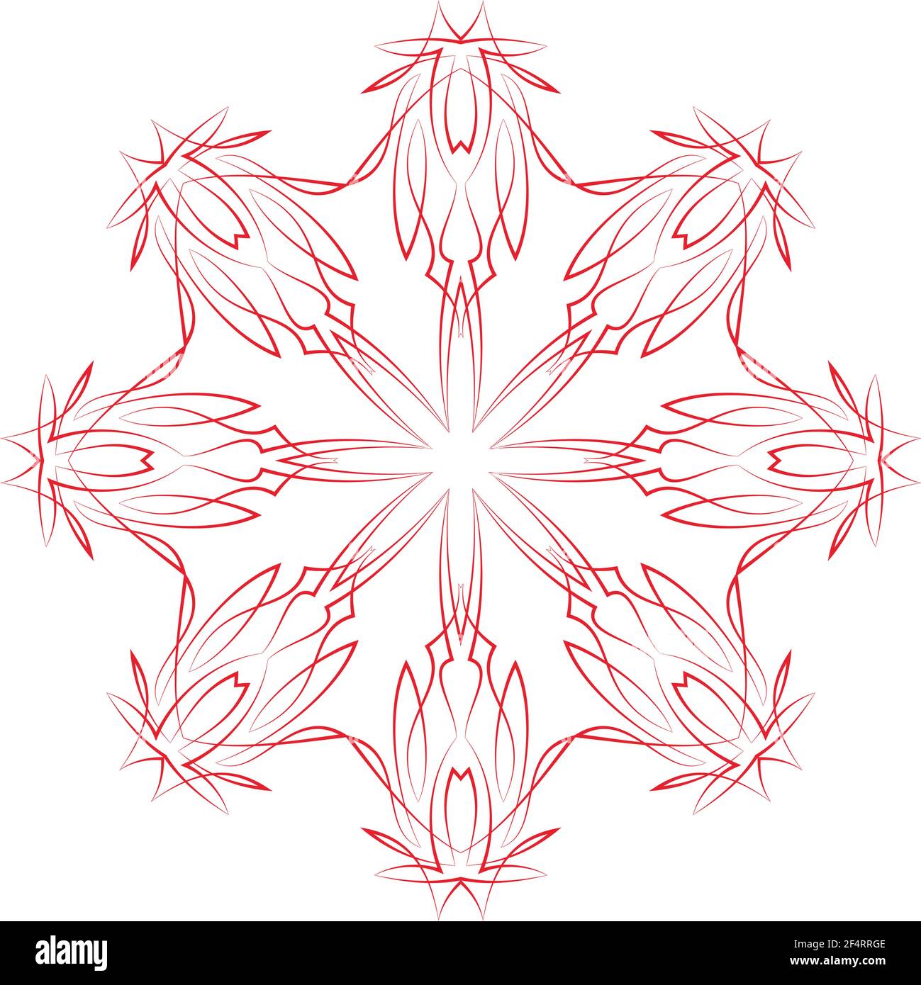 Pinstripe Design Circular Vinyl Ready Vector Illustration Stock Vector ...