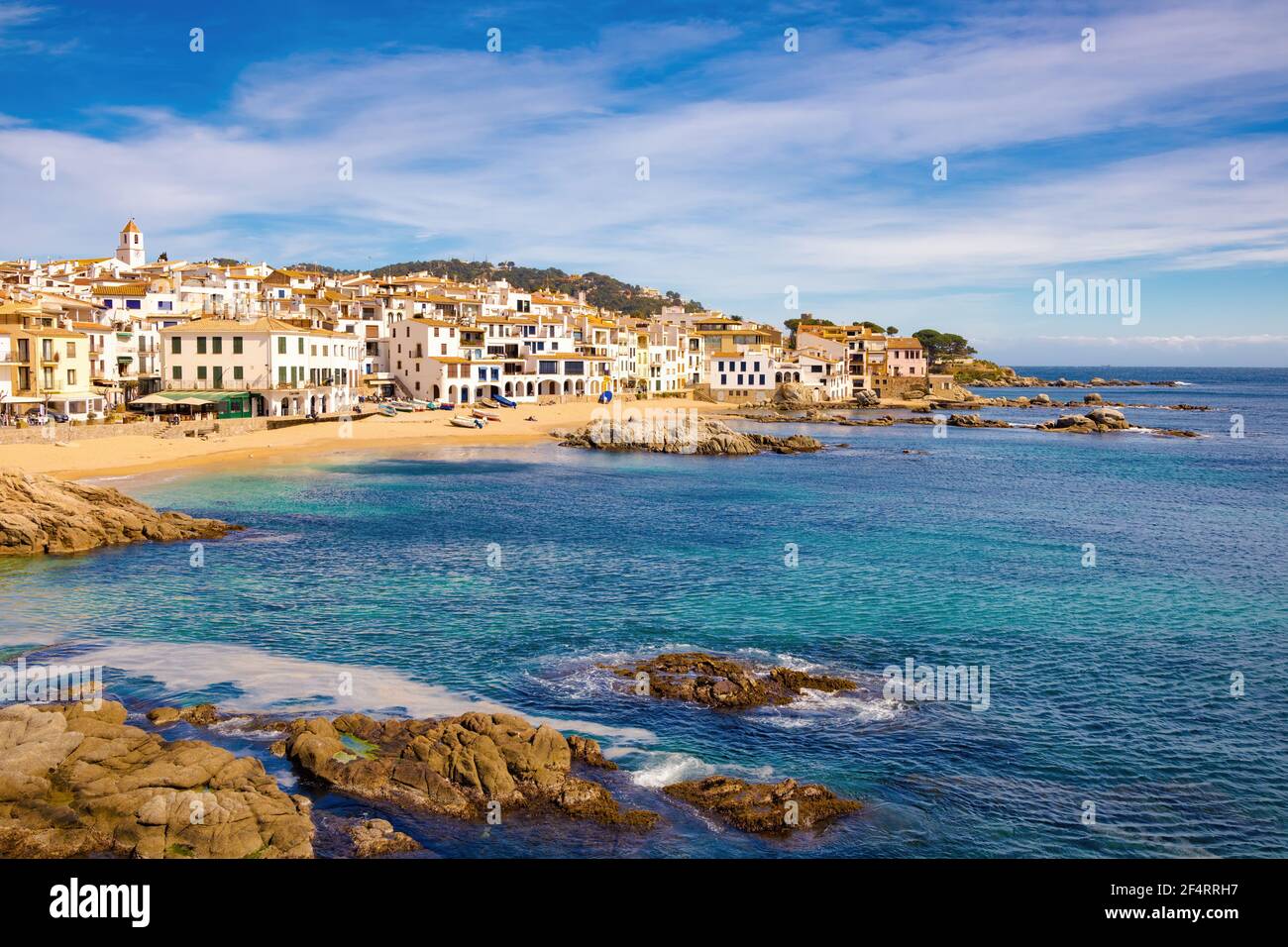 Calella de mar beach spain hi-res stock photography and images - Alamy