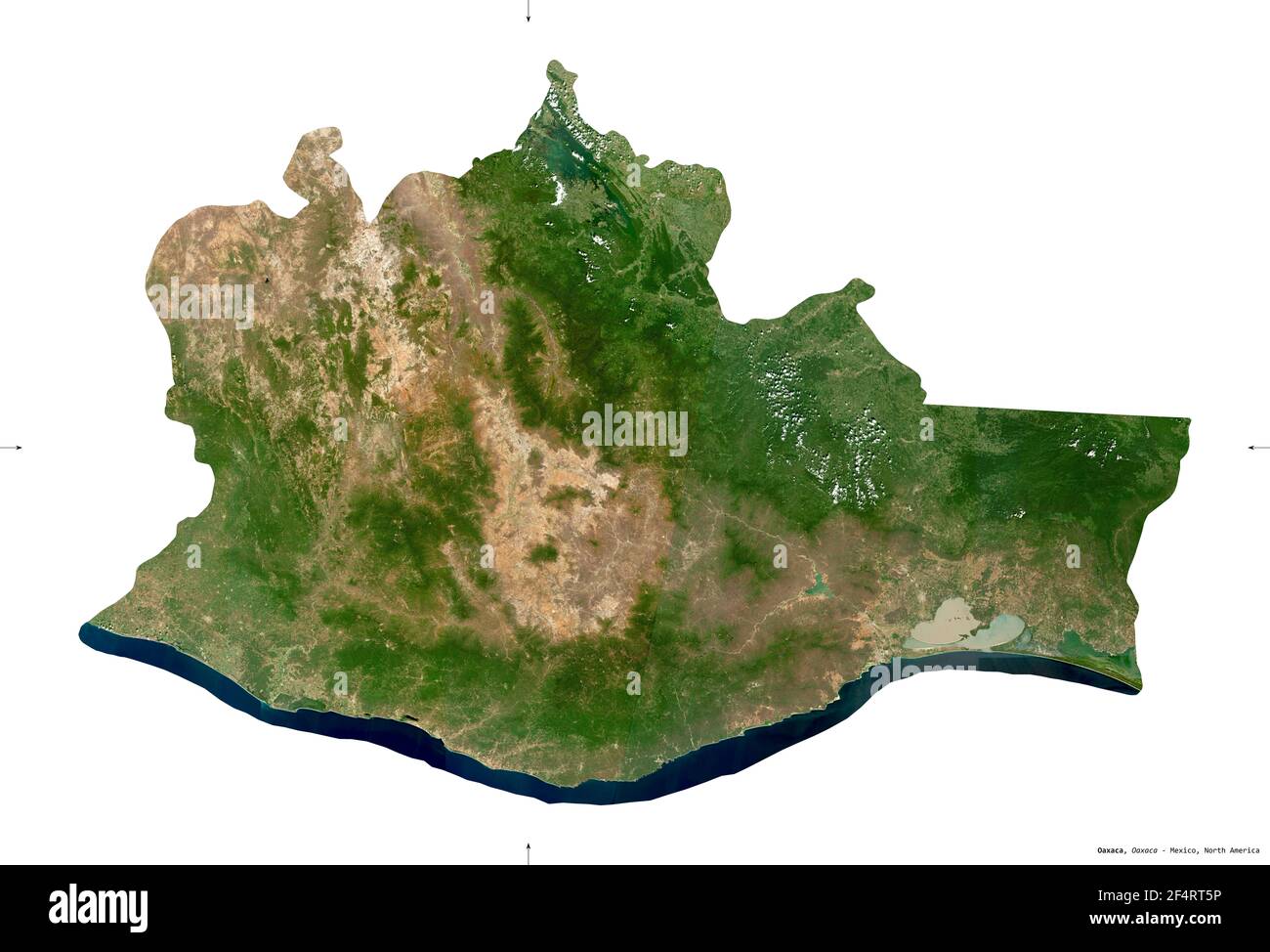 Mapa Del Estado De Oaxaca