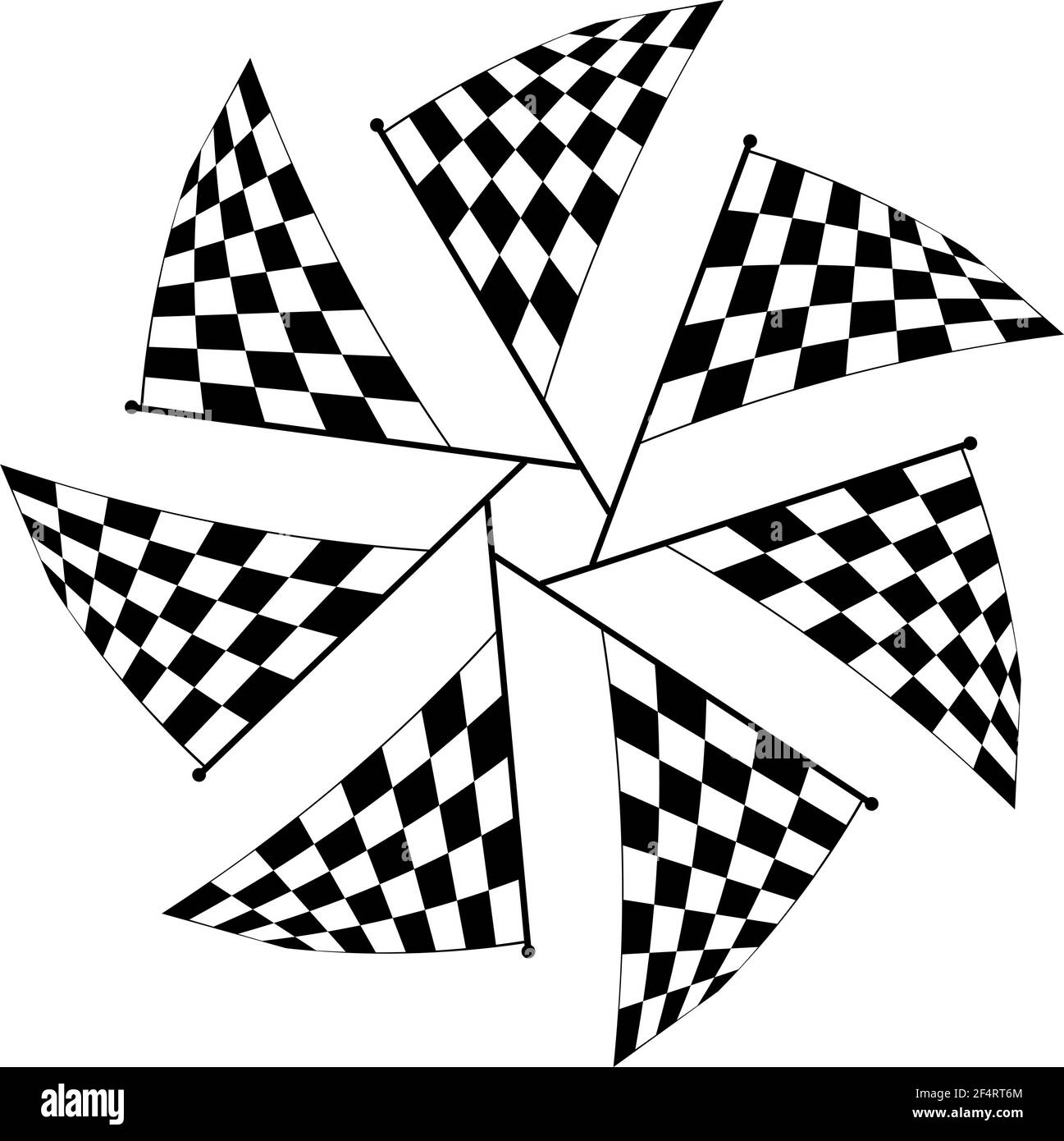 Race Flag Various Designs, Vinyl Ready Vector Illustration Stock Vector ...
