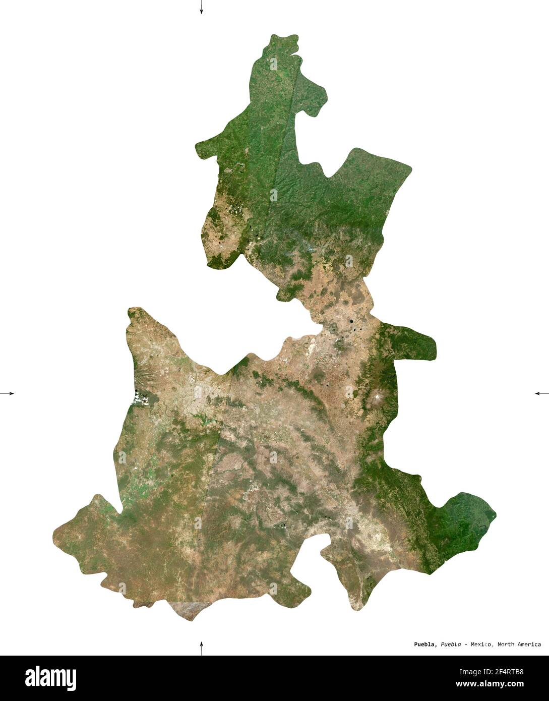 Mapa De Puebla Mexico