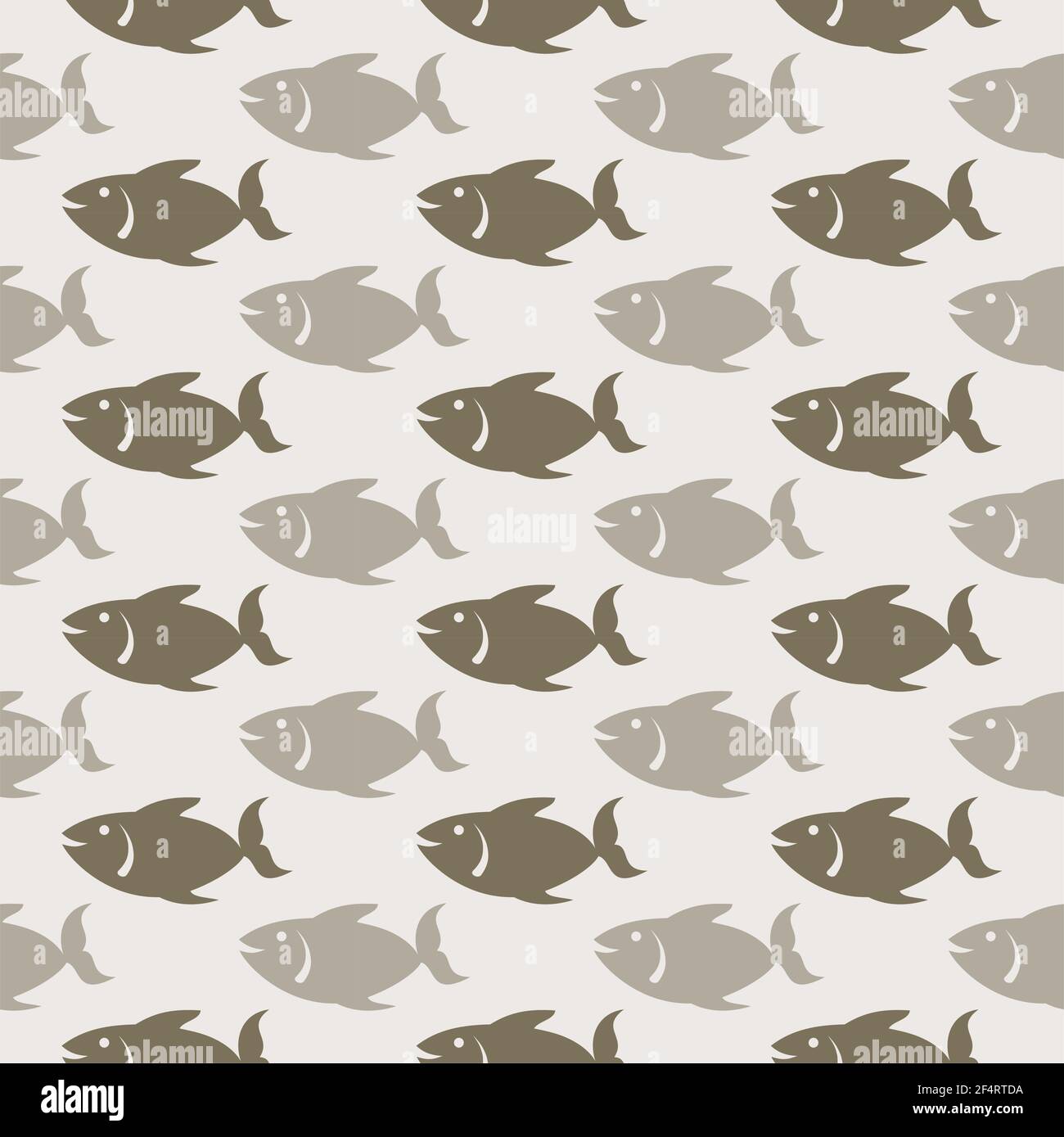 Fish Seamless Pattern Vector Illustration Stock Vector Image & Art - Alamy