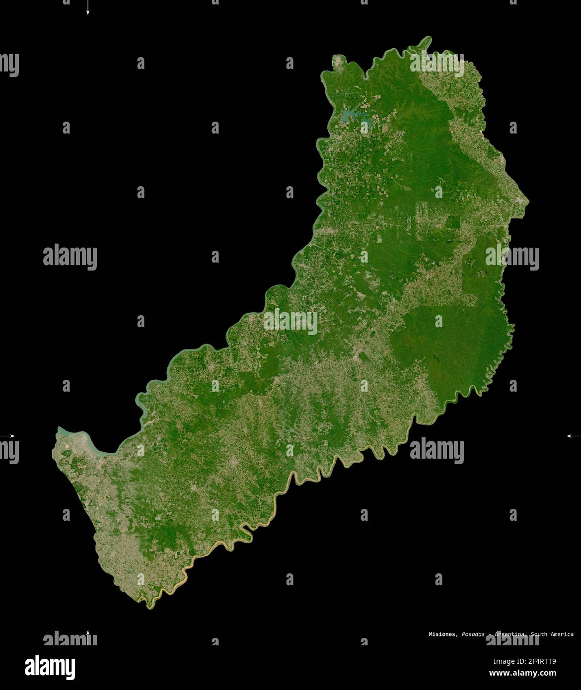 Misiones outline map hi-res stock photography and images - Alamy