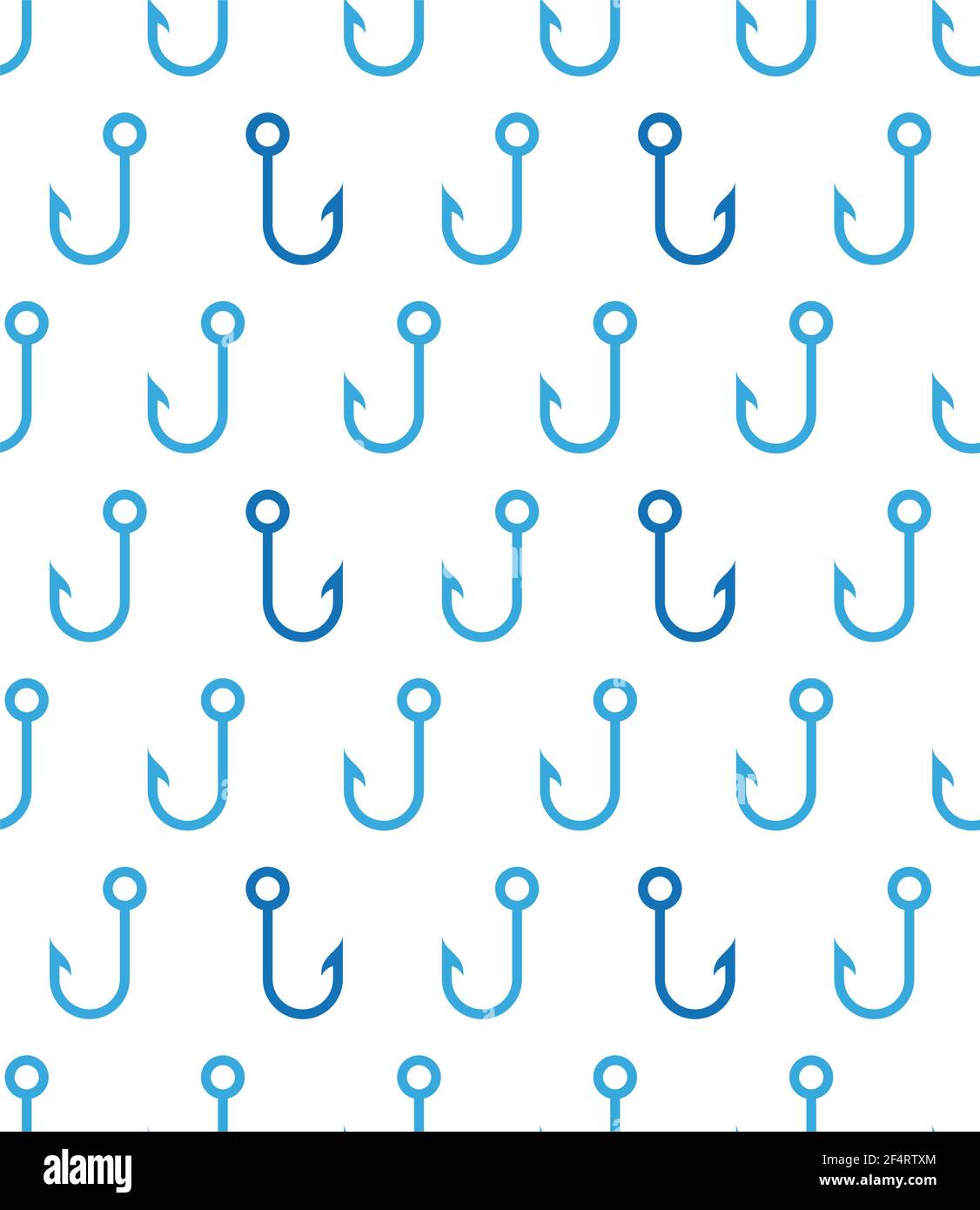 Fish Hook Seamless Pattern Vector Illustration Stock Vector Image & Art ...