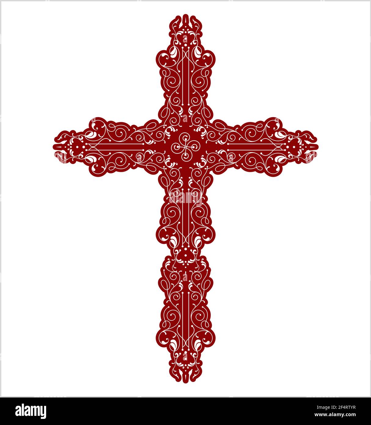 Christian Cross Design Vector Art Stock Vector Image & Art - Alamy