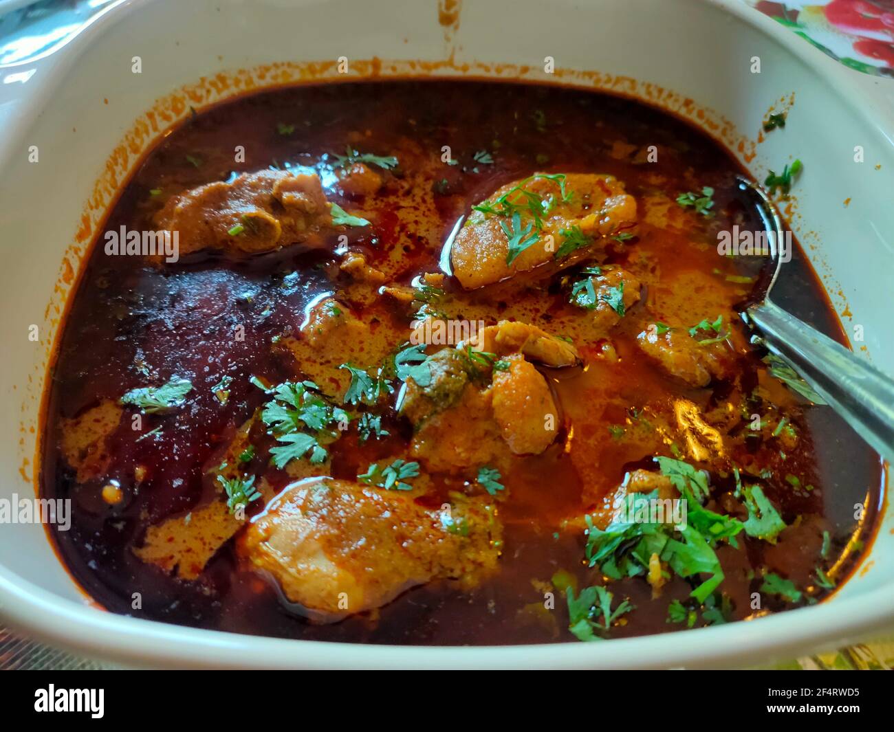 East Indian fish curry Stock Photo - Alamy