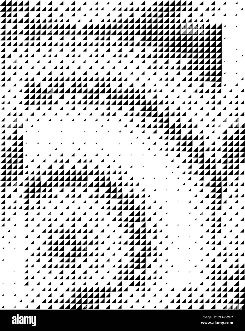 Abstract Triangle Pattern Background Vector Art Illustration Stock ...