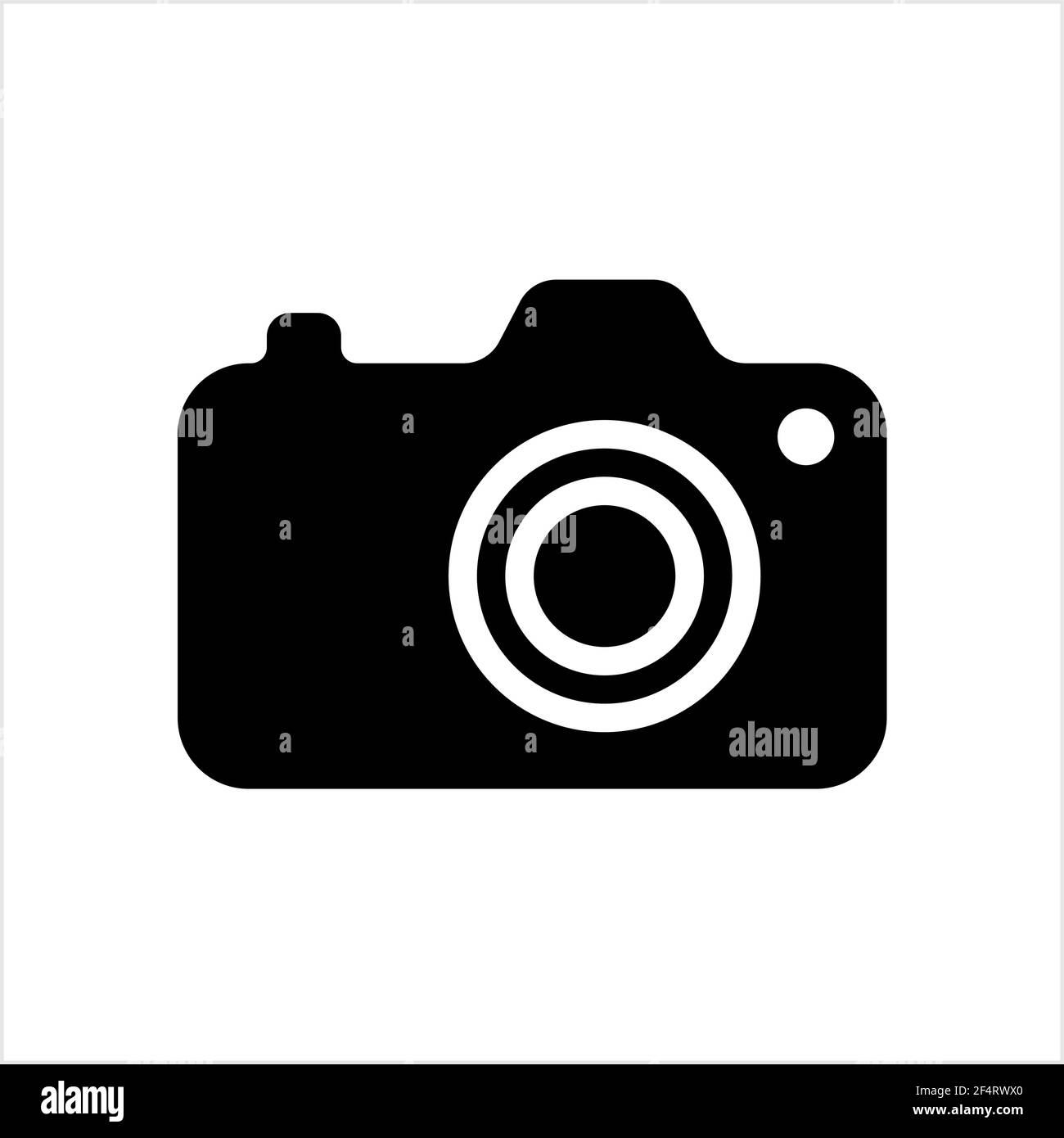 Camera Icon Design, Camera Isolated Symbol Vector Art Illustration ...