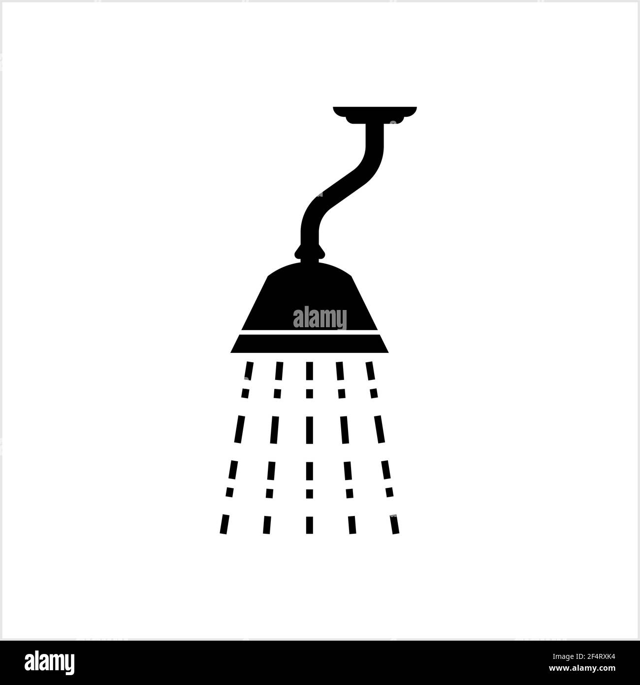 Shower Icon Design Vector Art Illustration Stock Vector Image & Art - Alamy