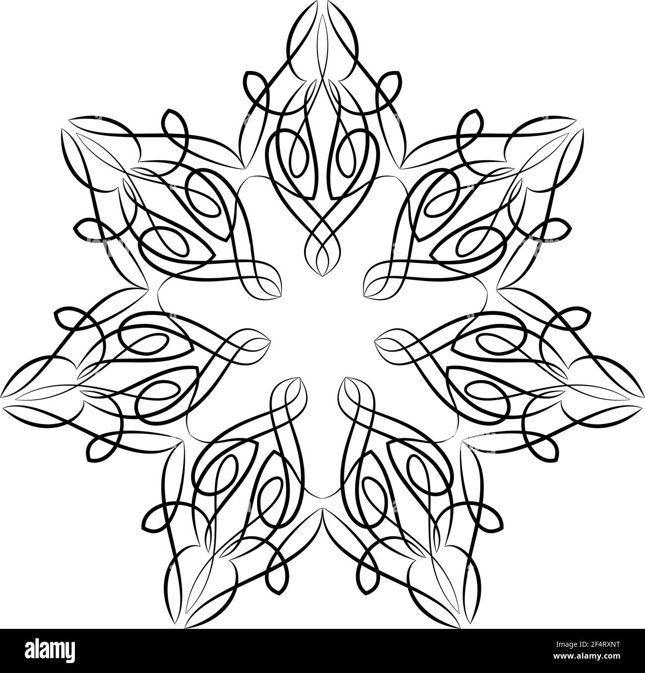 Pinstripe Design Circular Vinyl Ready Vector Illustration Stock Vector ...