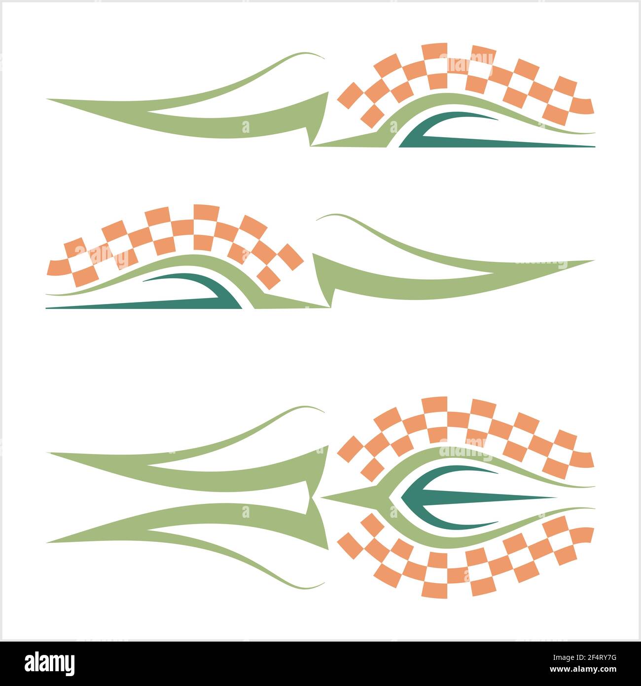 Vehicle Graphics, Stripe : Vinyl Ready Design Vector Art Illustration ...