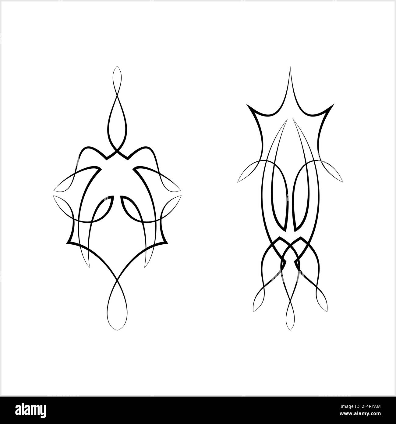 Pinstripe Design Design Vector Art Illustration Stock Vector Image ...