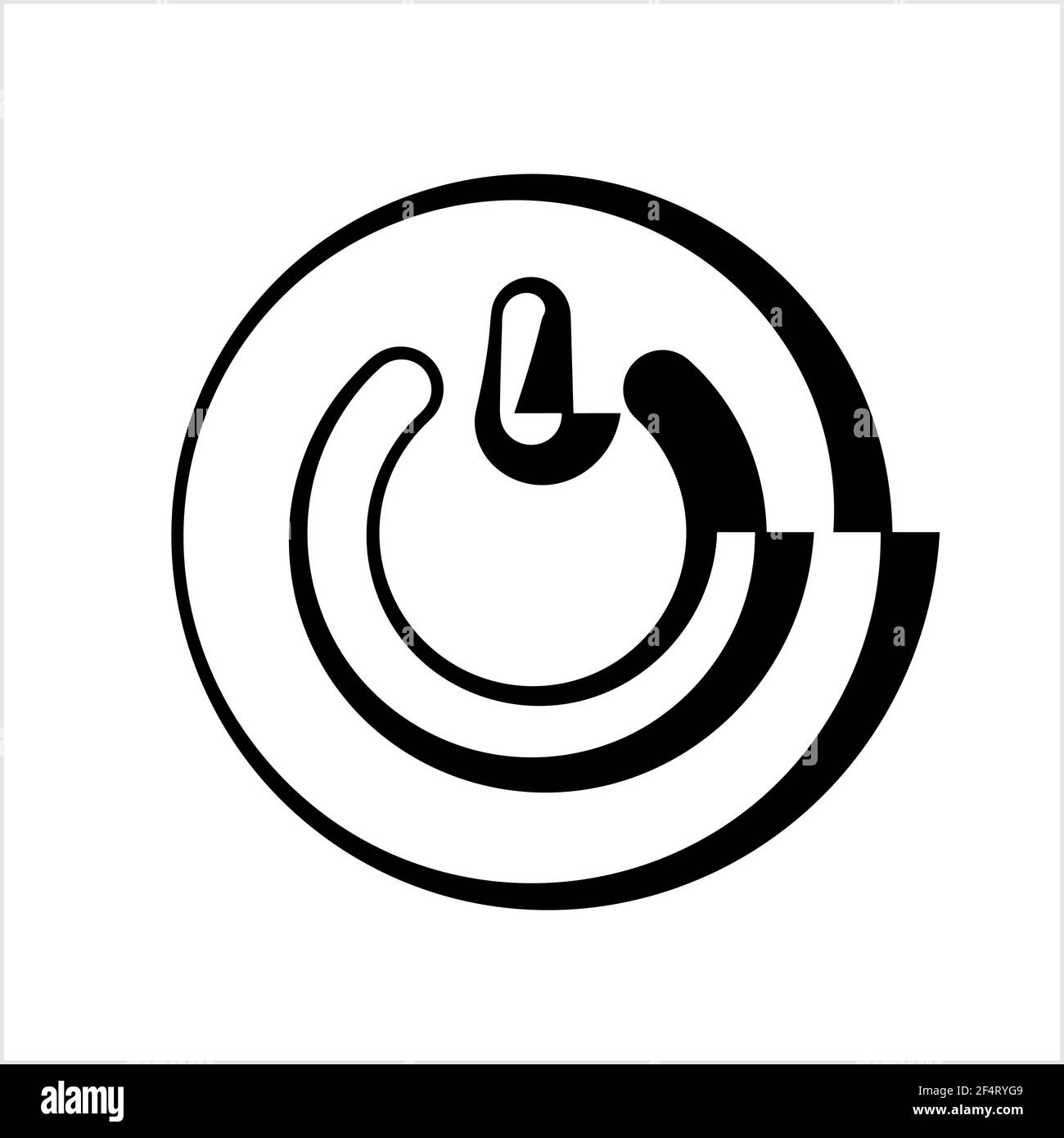 Power On / Off Switch Icon Design, Sign / Symbol Vector Art ...