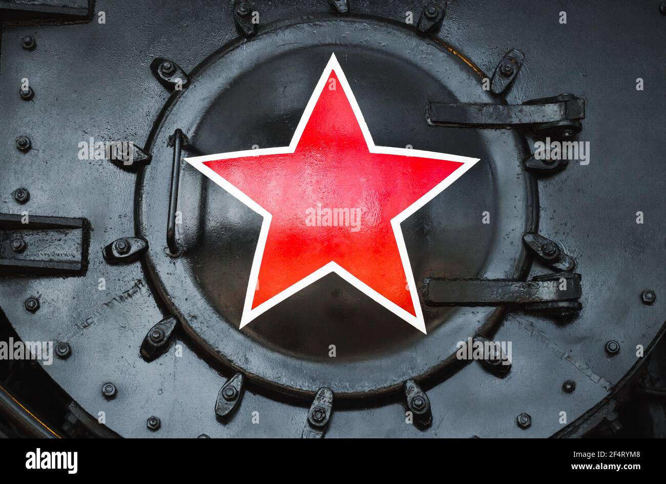 Red steam locomotive hi-res stock photography and images - Alamy