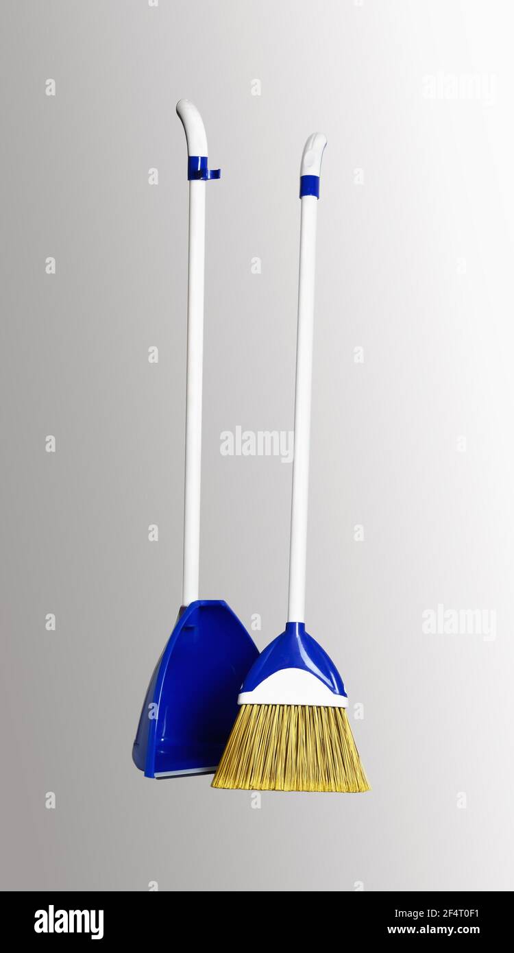 Gray broom hi-res stock photography and images - Alamy