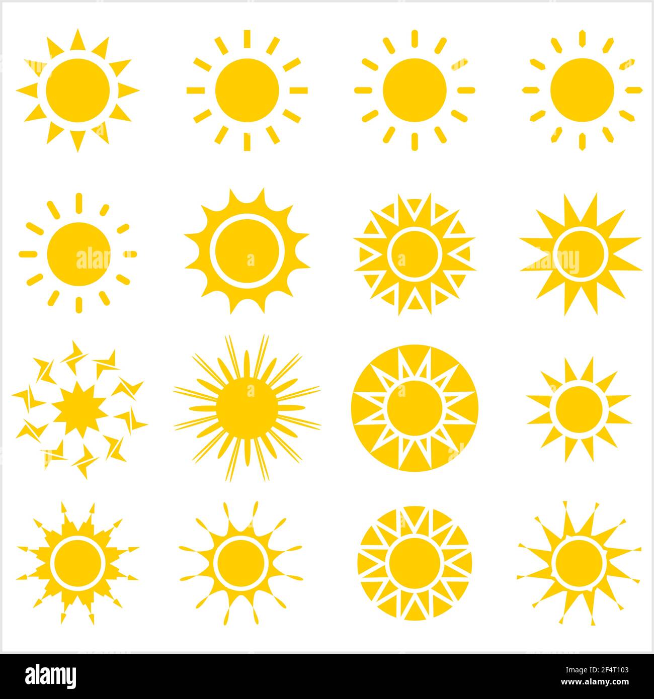Sun Icon Collection, Vector Art Illustration Stock Vector Image & Art ... Sun Icon Collection, Vector Art Illustration Stock Vector Image & Art ...