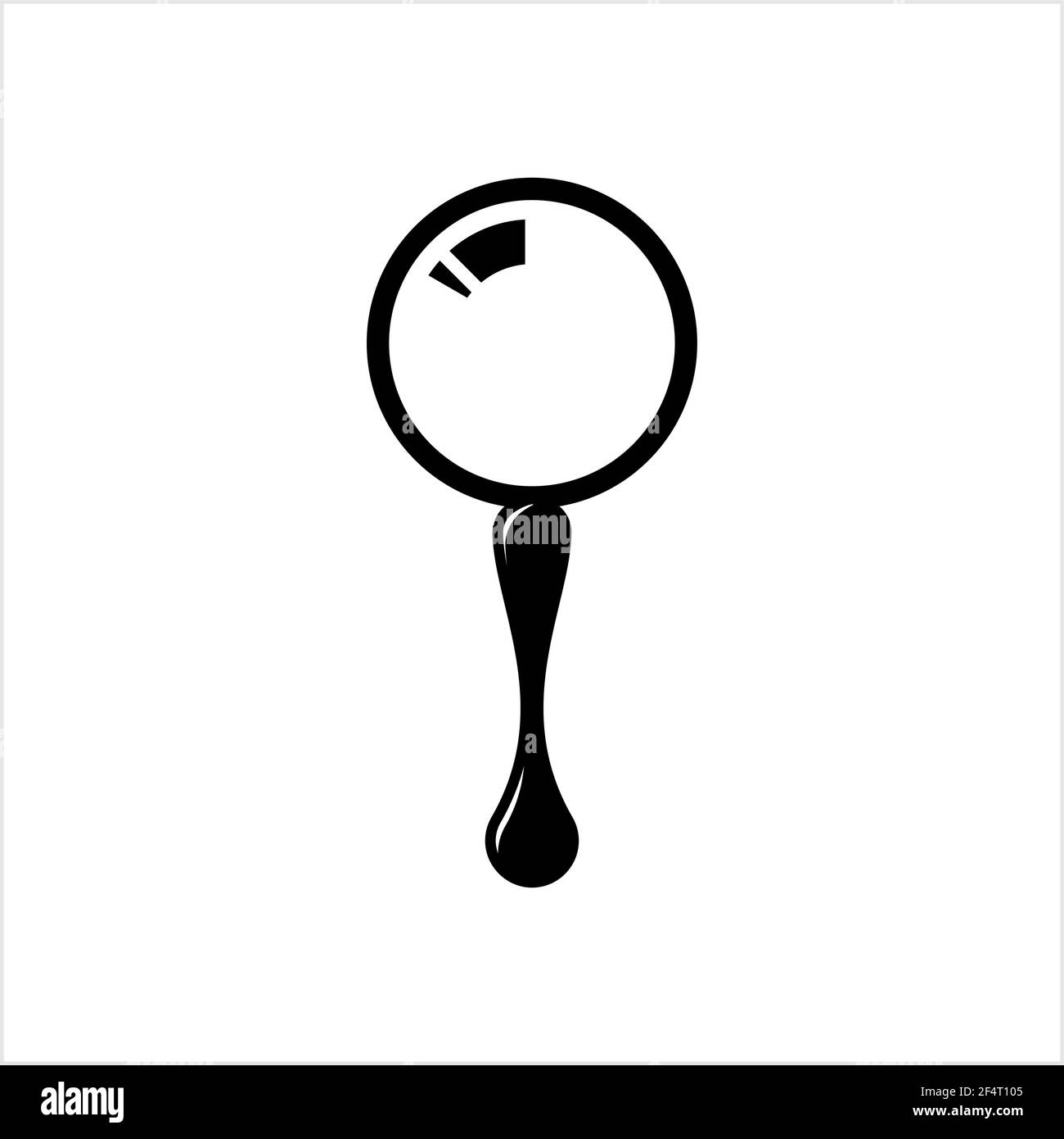 Magnifying Glass Icon Vector Art Illustration Stock Vector Image & Art ...