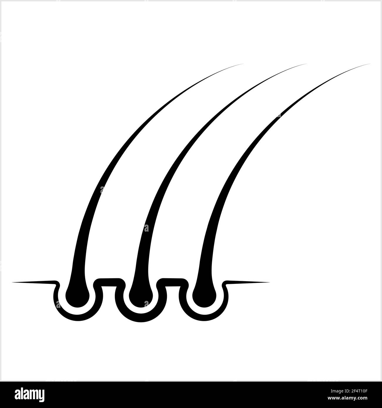 Hair Icon Design Vector Art Illustration Stock Vector Image & Art - Alamy