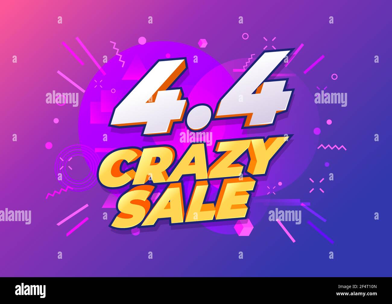 Attractive sale poster template design hi-res stock photography and ...