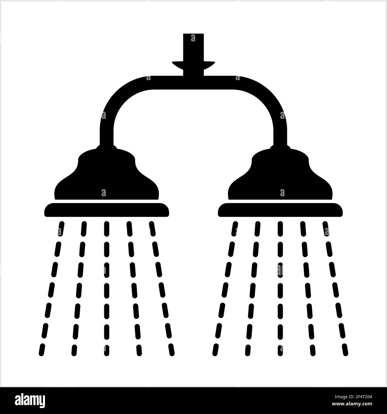 Shower Icon Design Vector Art Illustration Stock Vector Image & Art - Alamy