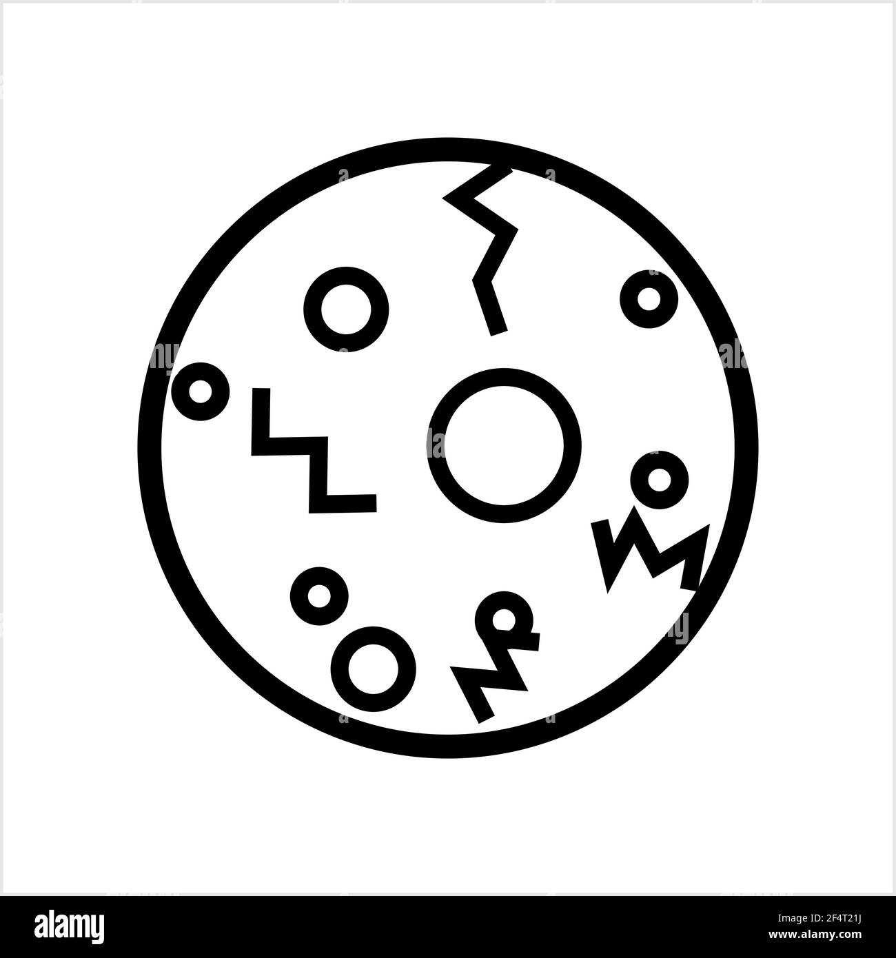 Black cookie biscuit chocolate icon Stock Vector Images - Alamy