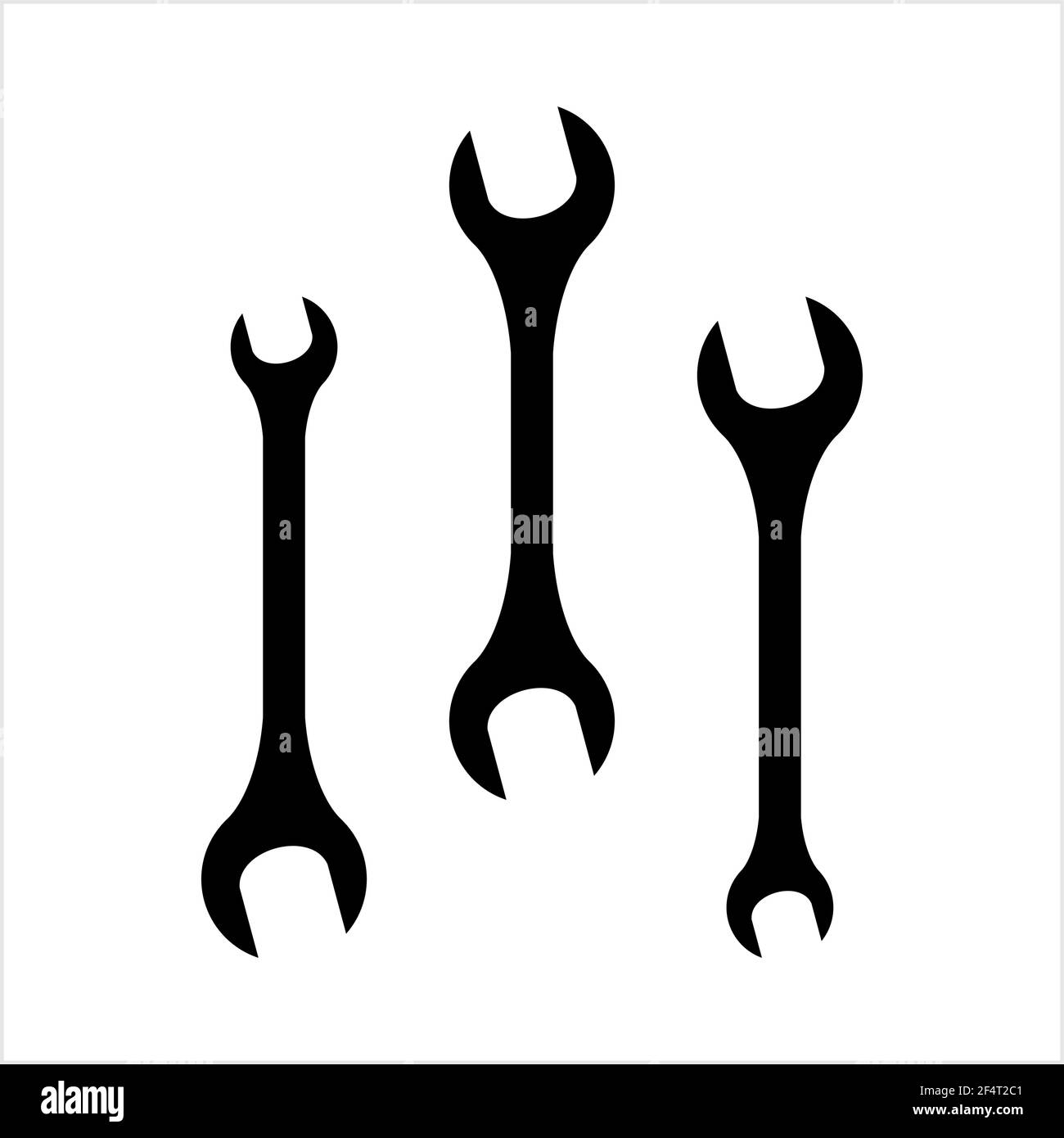 Spanner Wrench Icon Vector Art Illustration Stock Vector Image & Art ...