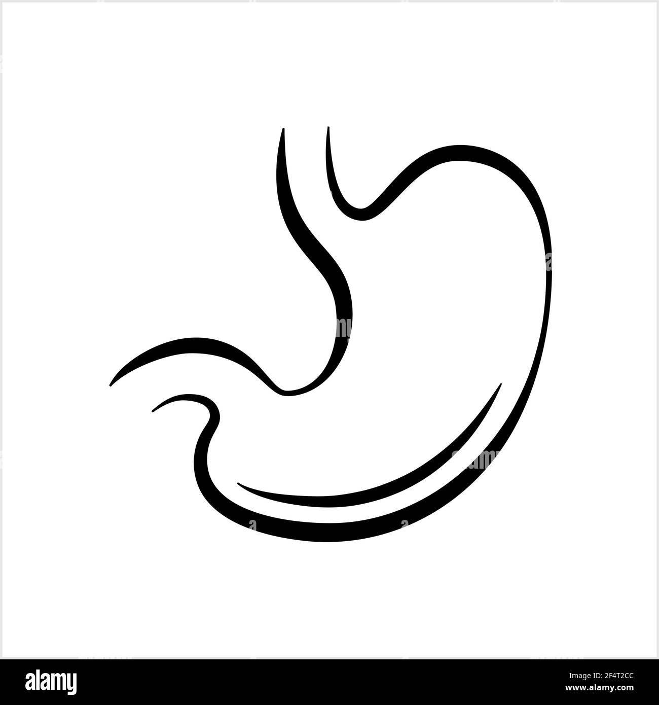 Digestive system icon vector vectors Stock Vector Images - Alamy