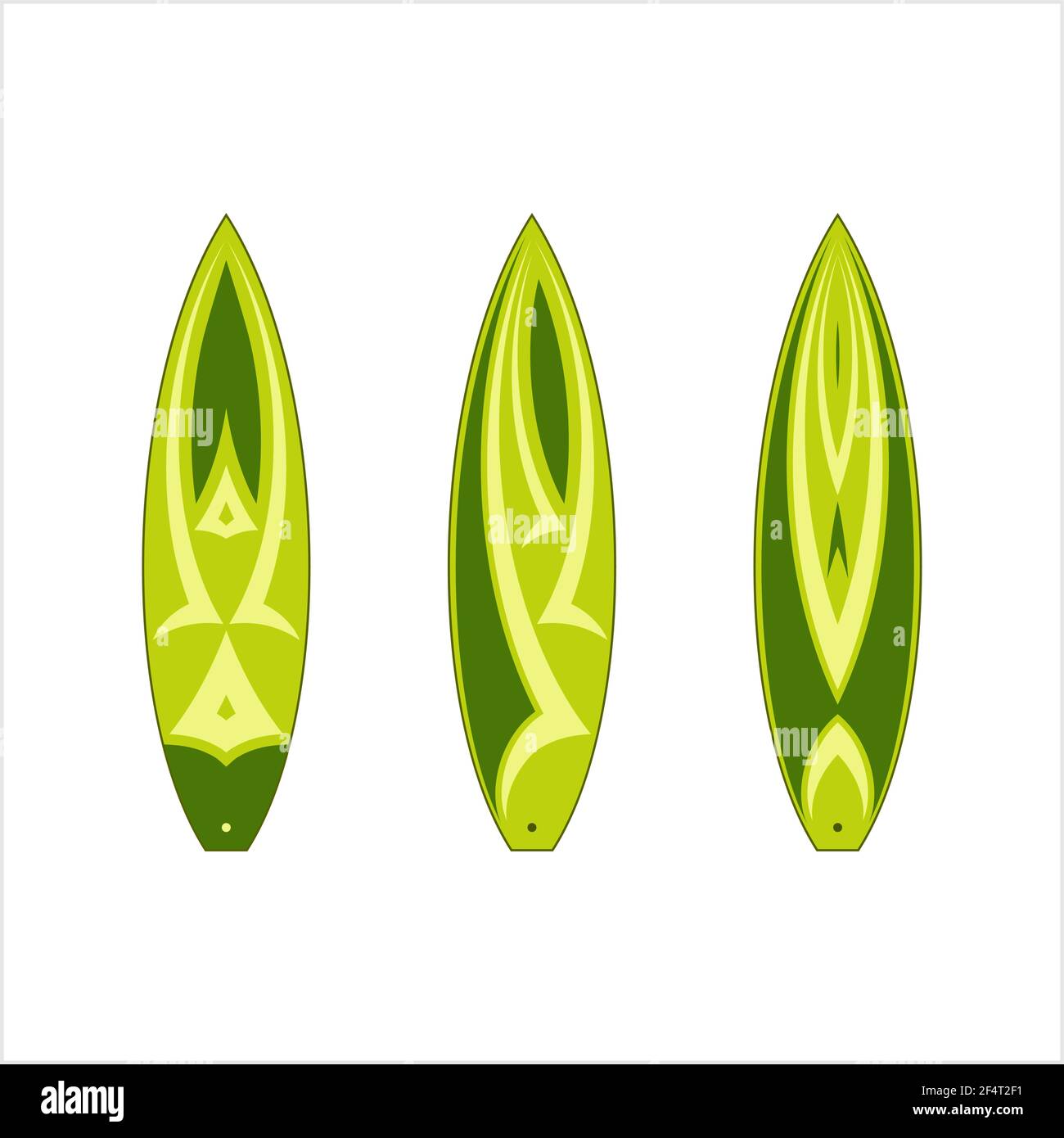 Surf Board Graphics, Stripe : Vinyl Ready Design Vector Art ...