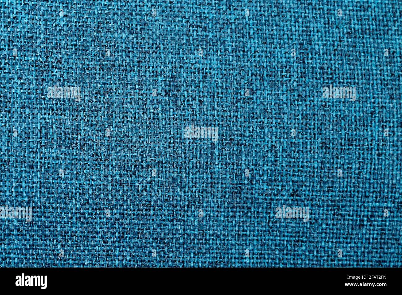 Blue linen canvas. Background of azure cloth thread texture. Fabric ...