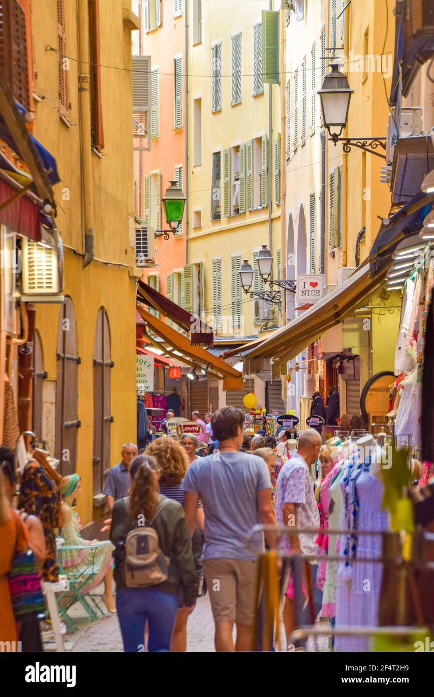 This port is in old nice vieux nice hi-res stock photography and images ...