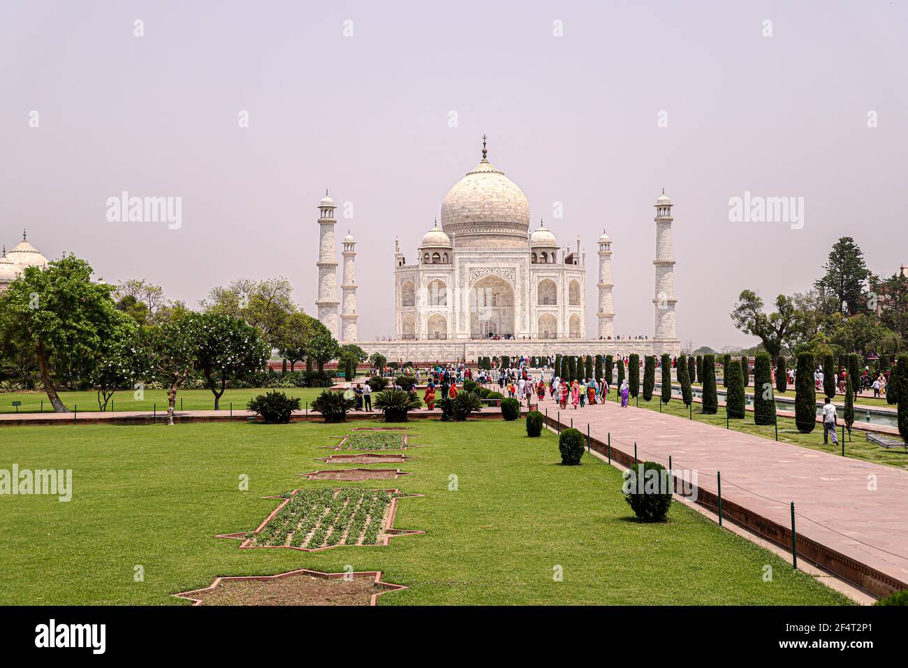 the taj mahal scenic view on the south bank of yamuna river in the ...