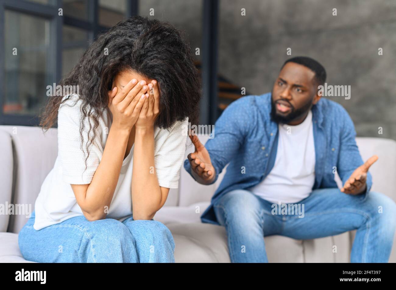 Couples Crying Together