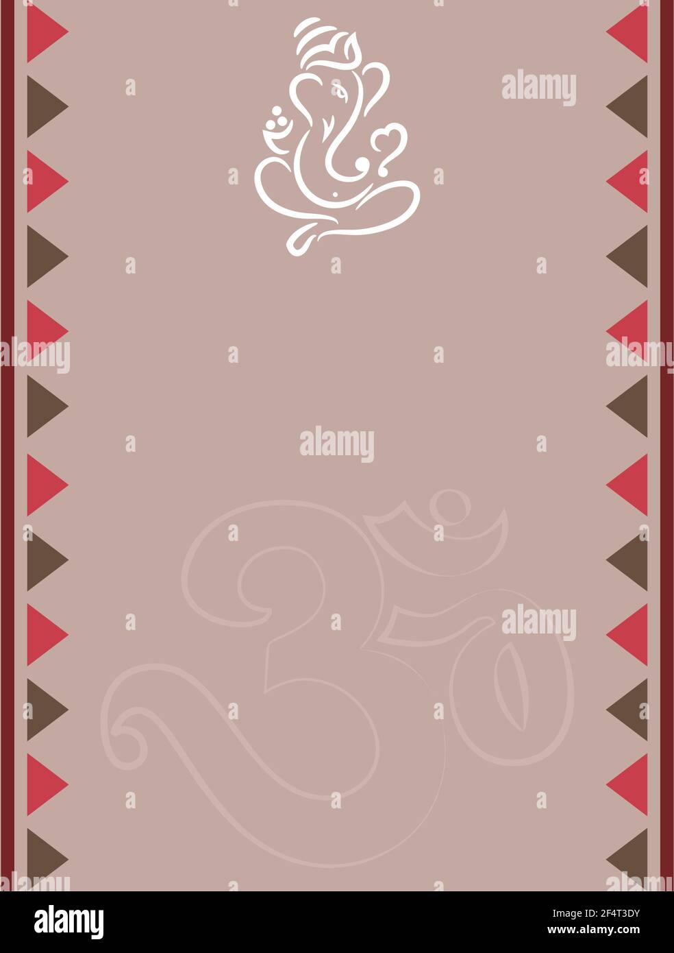 Hindu wedding card design Stock Vector Images - Alamy