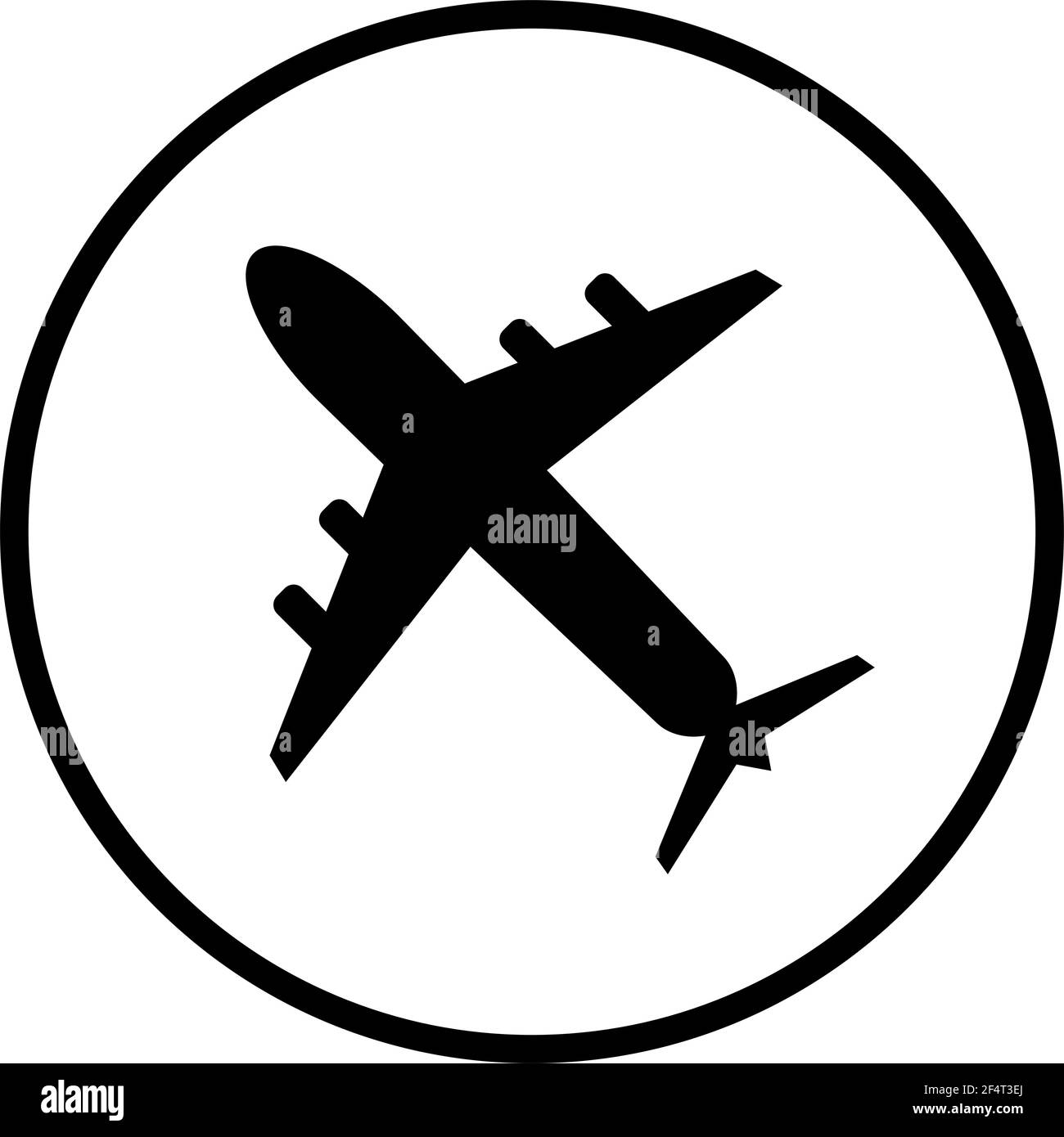 Airplane (Aeroplane) Icon Set Stock Vector Image & Art - Alamy