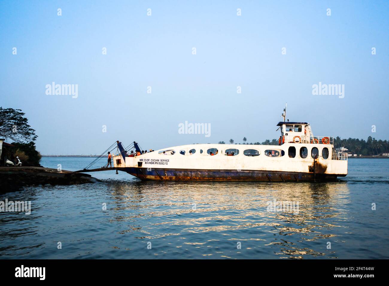 chaliyam fishing harbour Stock Photo - Alamy