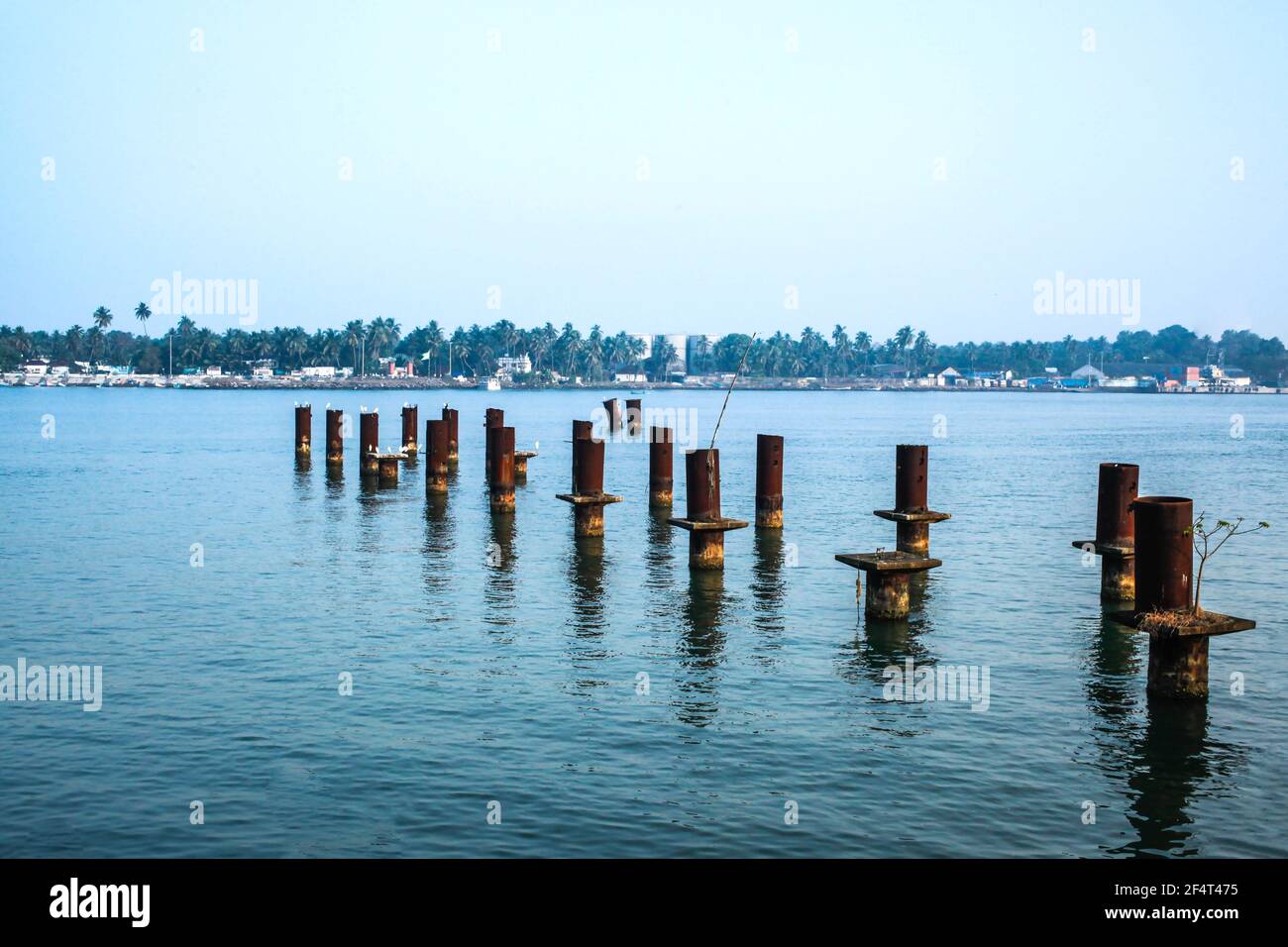 chaliyam fishing harbour Stock Photo - Alamy