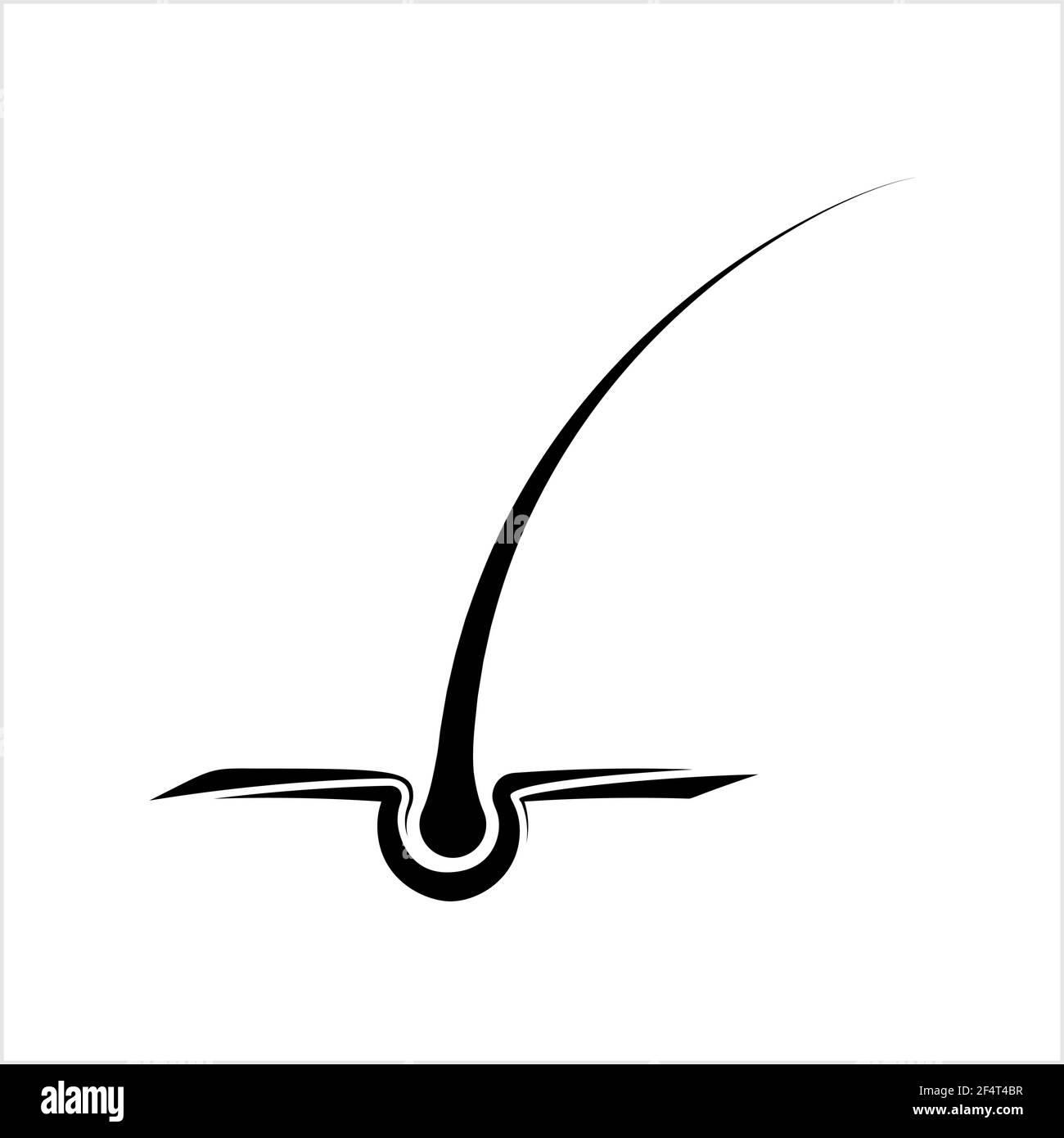 Hair Icon Design Vector Art Illustration Stock Vector Image & Art - Alamy