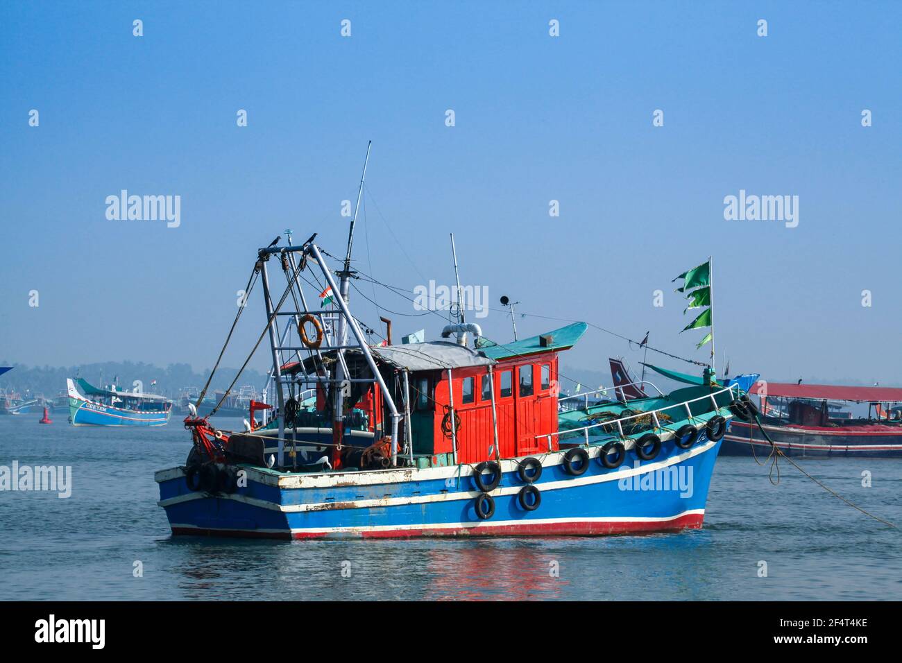 chaliyam fishing harbour Stock Photo - Alamy