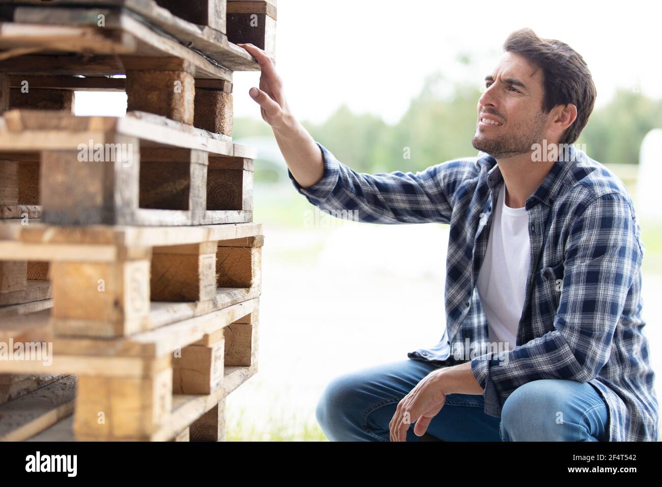 Farmer occupation people action hi-res stock photography and images - Alamy
