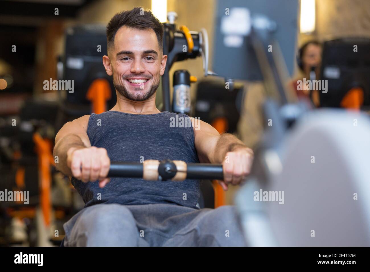 Indoor rower rowing machine hi-res stock photography and images - Alamy