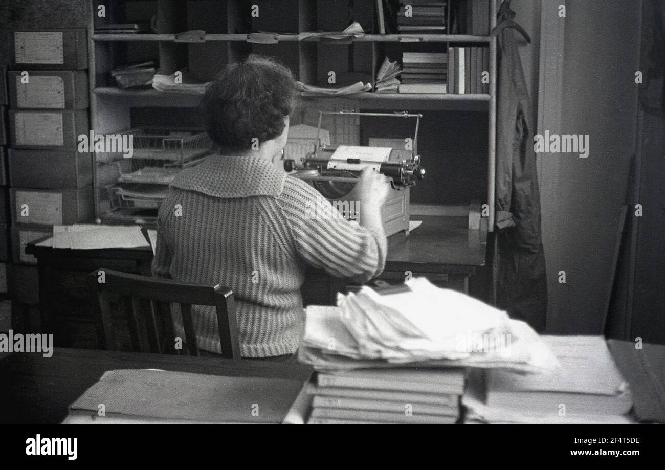 1960s Office Worker High Resolution Stock Photography and Images - Alamy