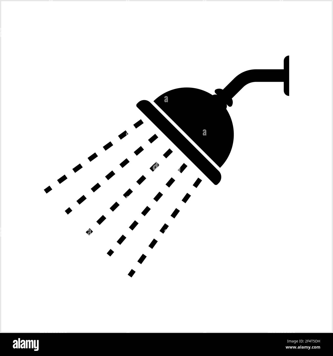 Shower Icon Design Vector Art Illustration Stock Vector Image & Art - Alamy