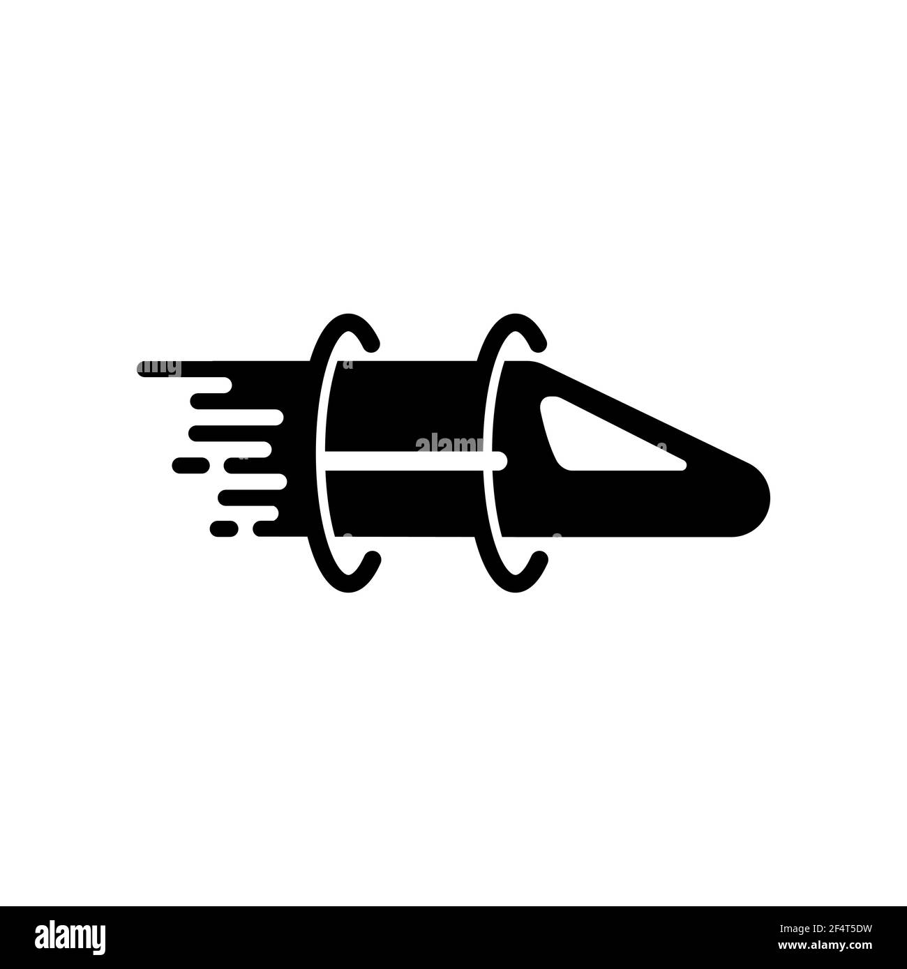 Futuristic hyperloop train travel Stock Vector Images - Alamy