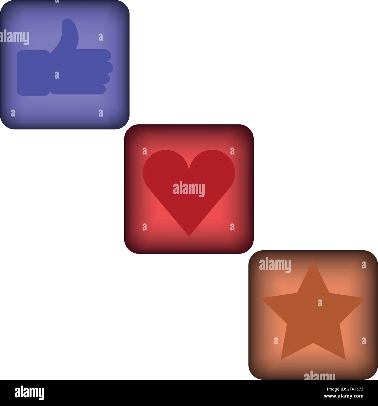 Facebook like symbol Stock Vector Images - Alamy