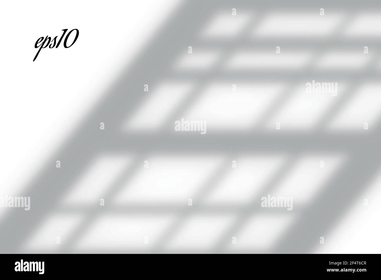 Realistic old window shadow. Multiply Overlay effect. Long shadow light ...