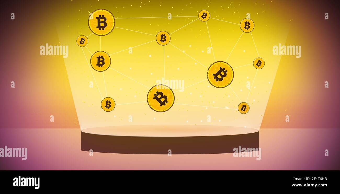 Modern bitcoin wallpaper hi-res stock photography and images - Alamy