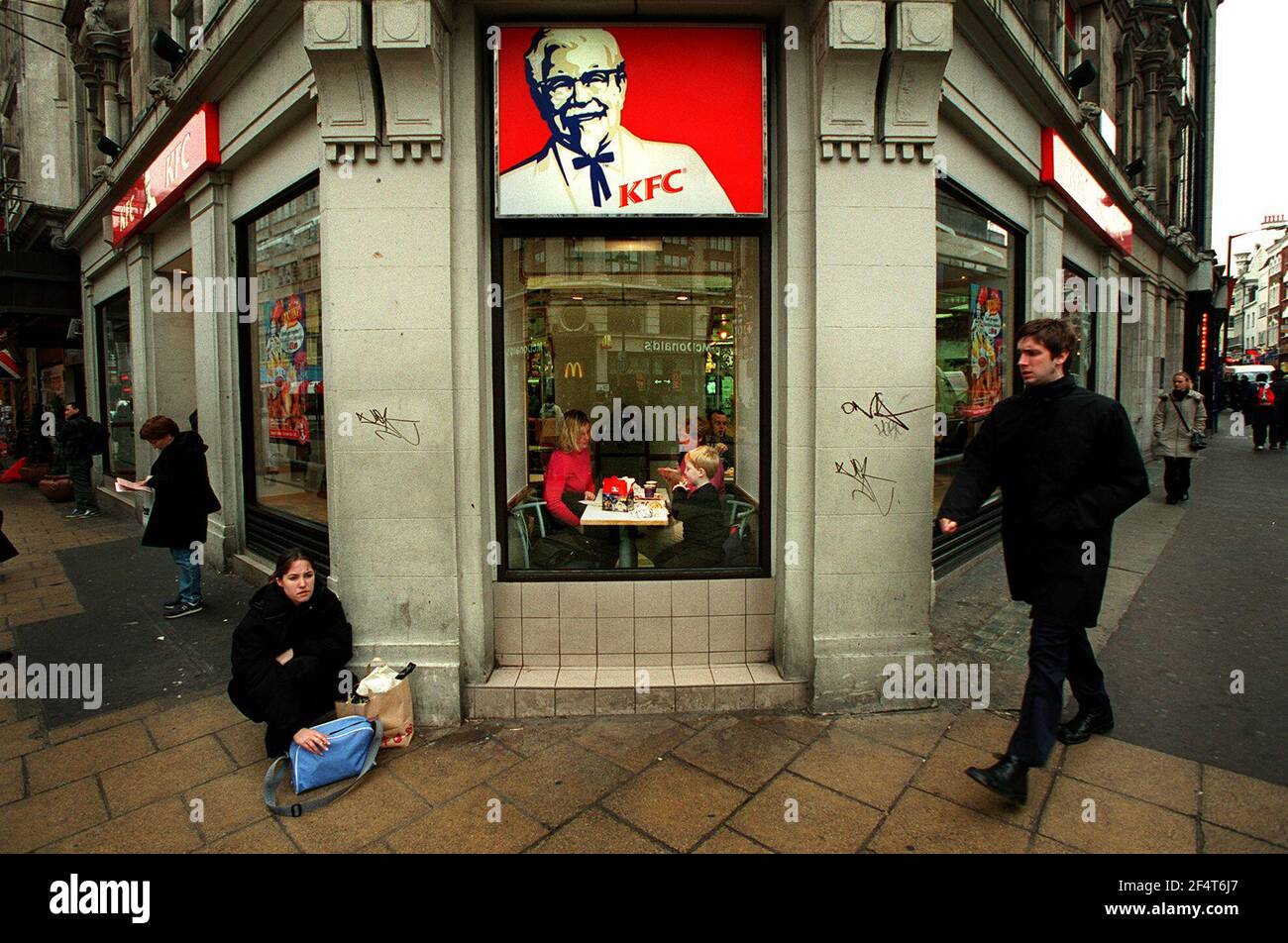Food Restaurant Take Away Kuntucky Fried Chicken KFC November 2000 ...