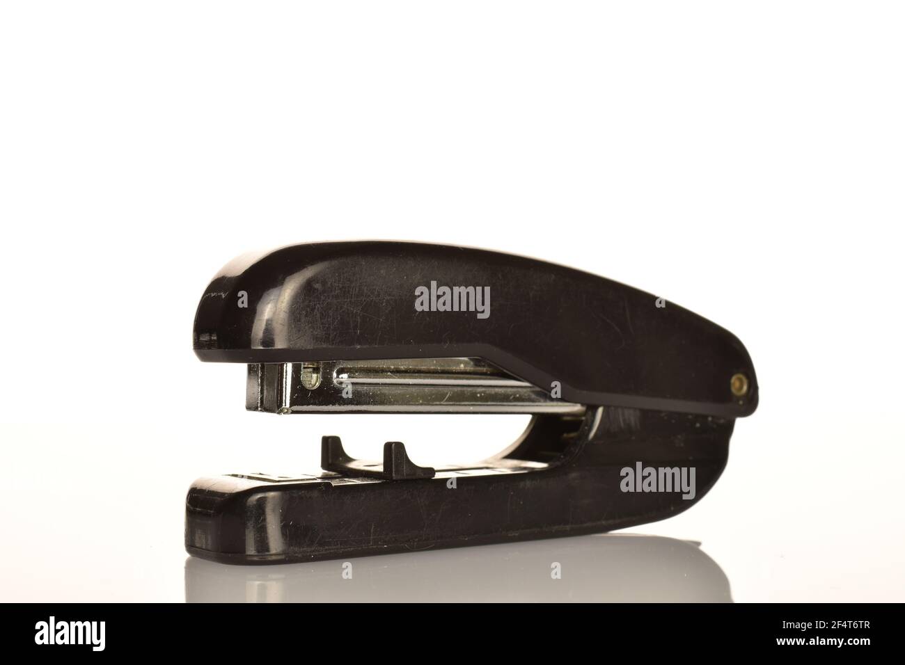 One, office stapler, close-up. The background is white Stock Photo - Alamy