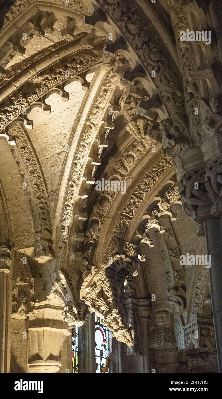 Rosslyn chapel interior hi-res stock photography and images - Alamy