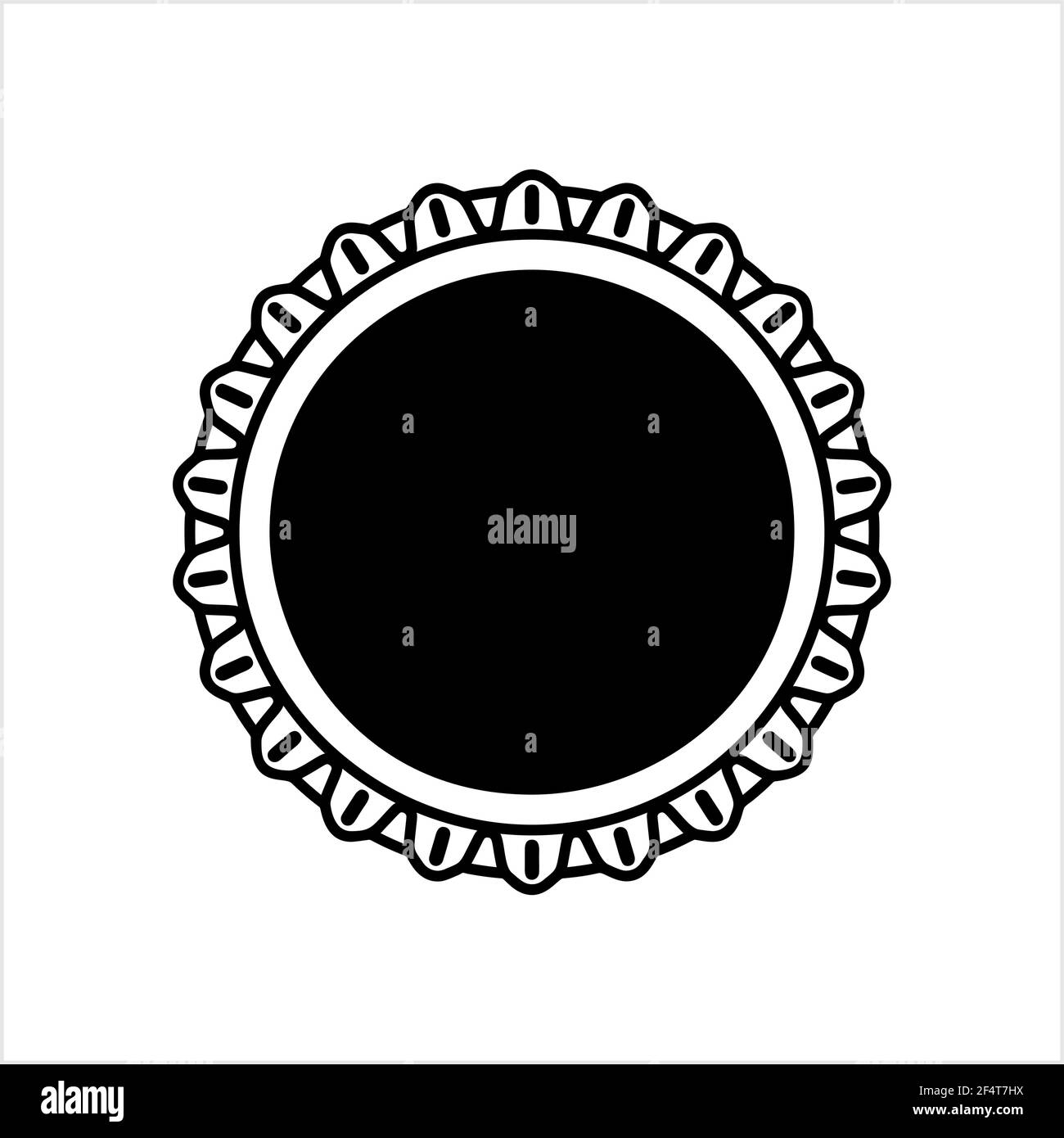 Bottle Cap Icon Vector Art Illustration Stock Vector Image & Art - Alamy